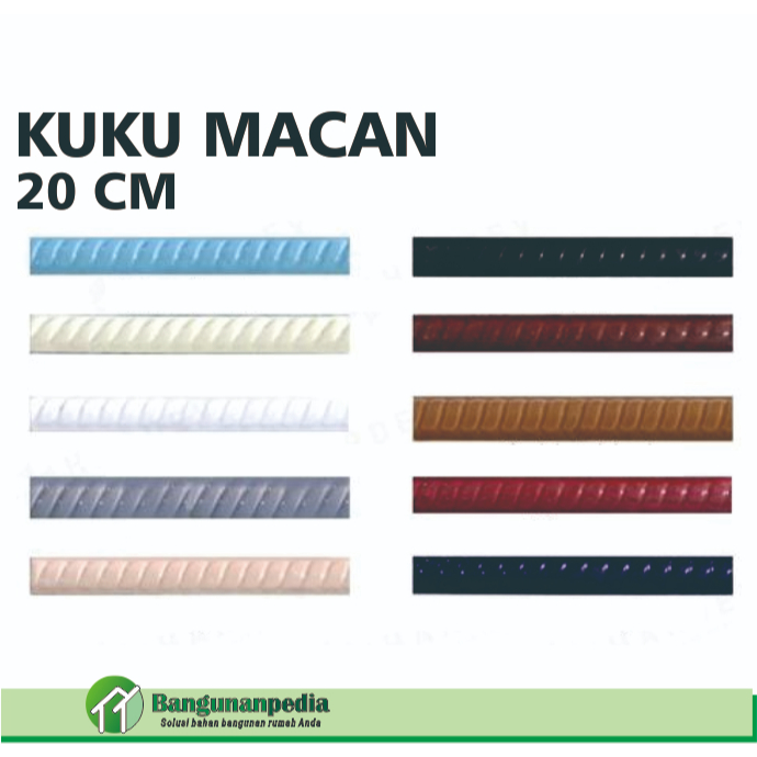 Jual Kuku Macan 20 cm / List keramik 20 cm / Bon bon pilar / kuku macan keramik HARGA SATUAN ...