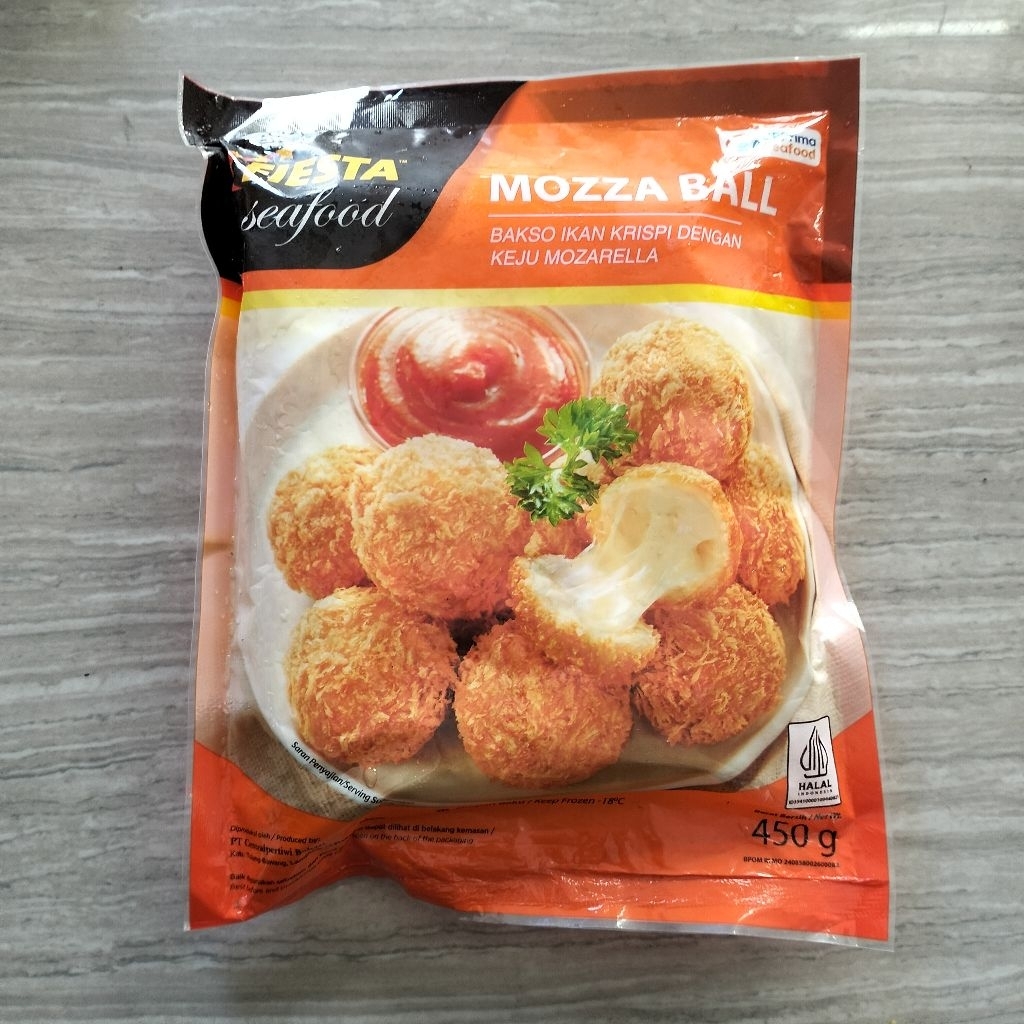 Jual FIESTA Mozzarella Ball/Bakso ikan isi keju 450g | Shopee Indonesia