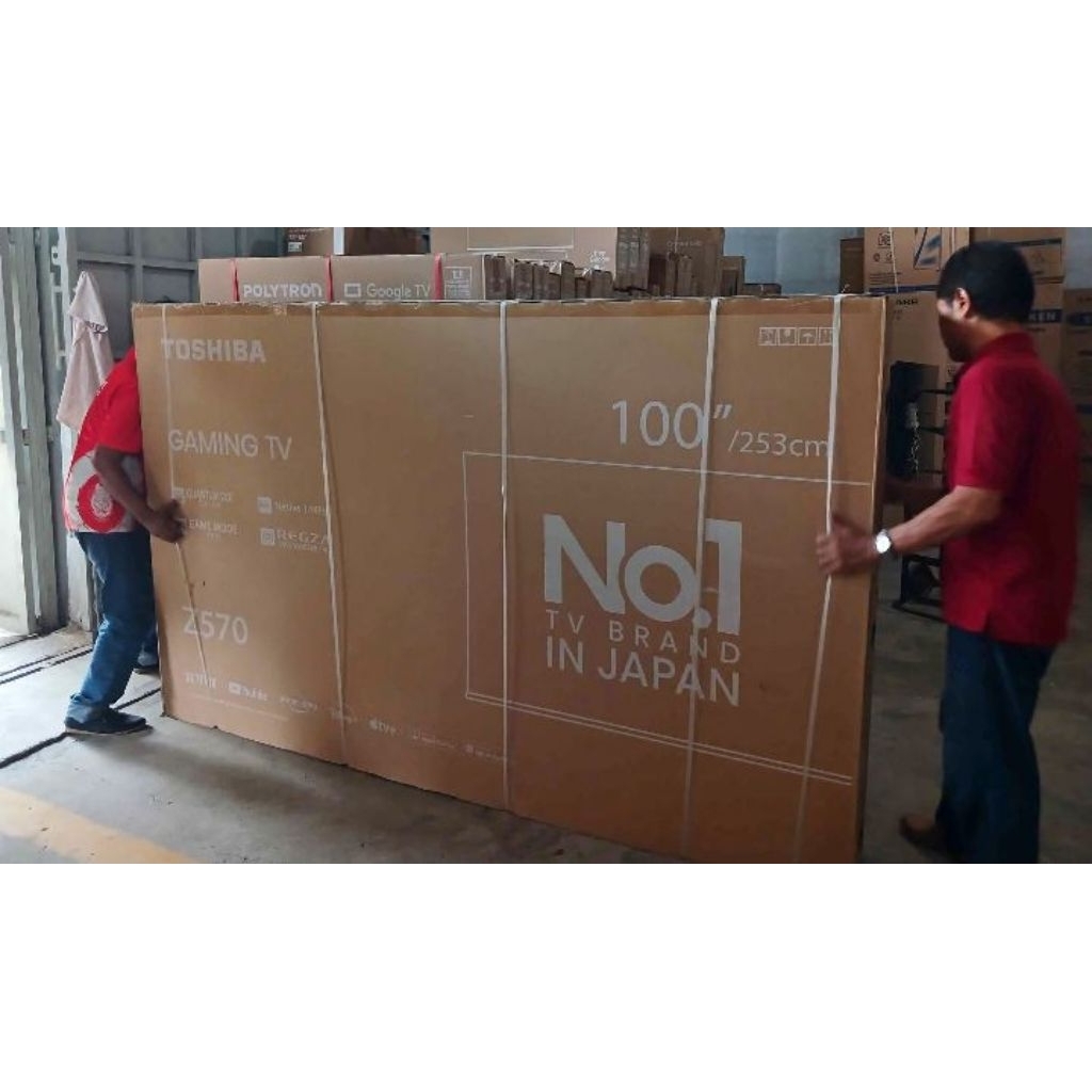 Jual TERMURAH! TOSHIBA Japan QLED 4K SMART TV 100 Inch Quantum Dot ...