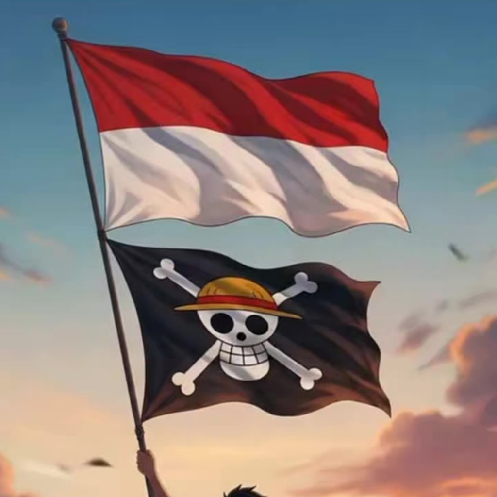 Jual Bendera Onepiece Tengkorak One Piece Wanpis One Peace Nakama Hitam ...