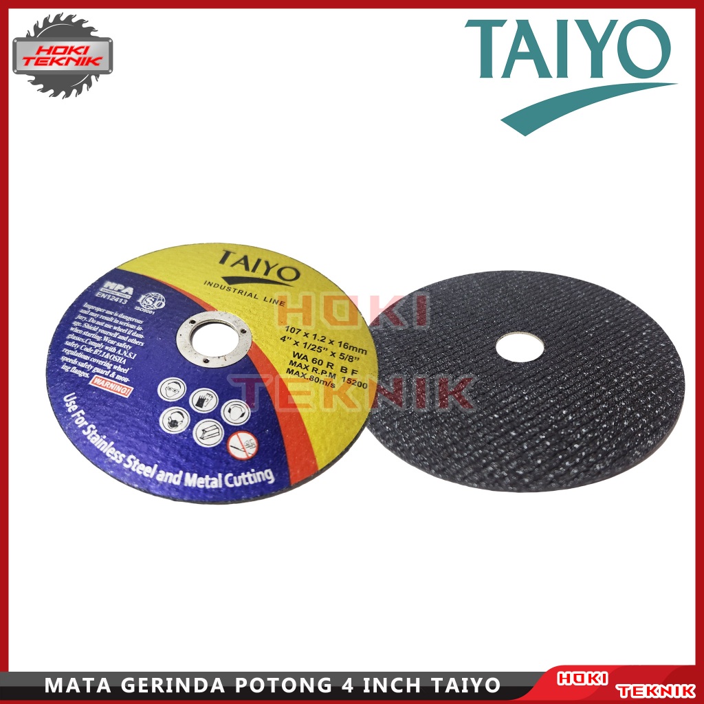 Jual Mata Batu Gerinda Potong Besi Taiyo 4 x 1.2mm | Shopee Indonesia