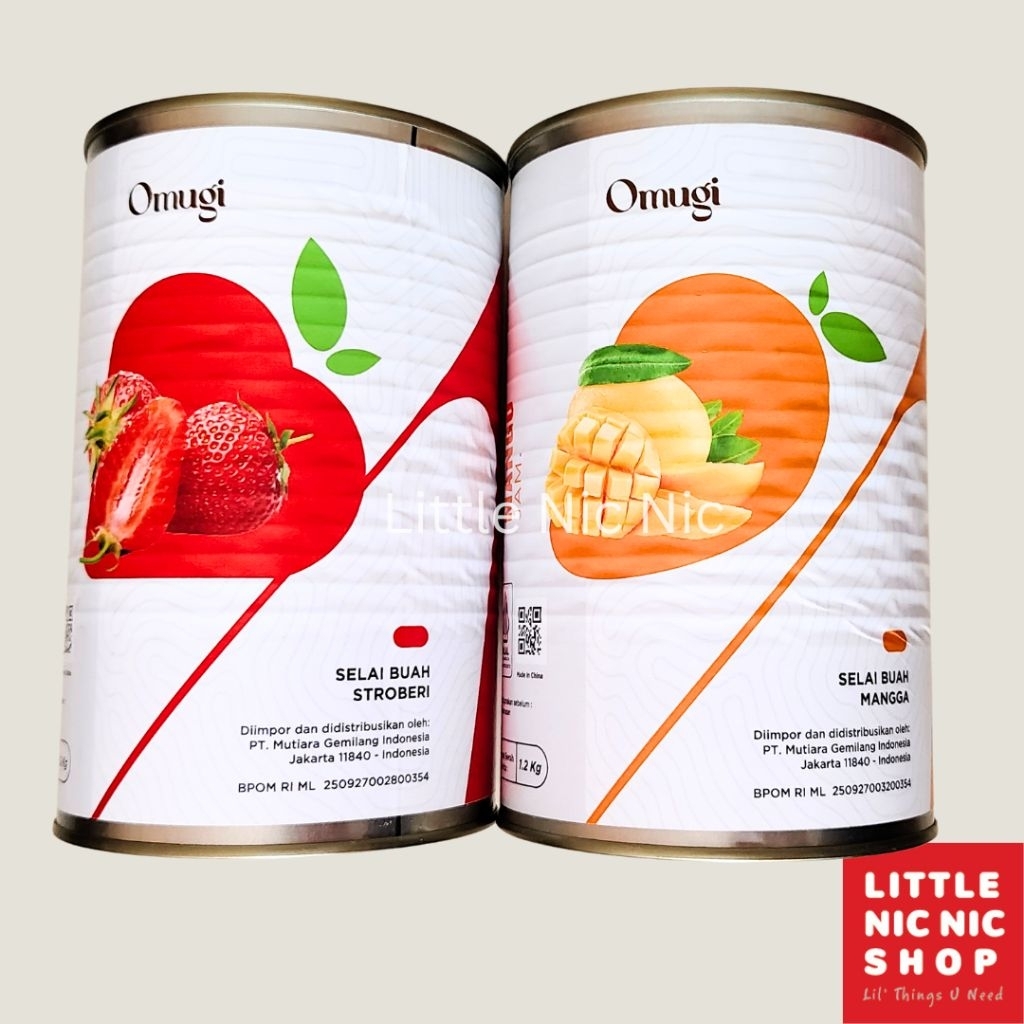 Jual Omugi Fruit Jam Topping all variant Selai Buah Asli Strawberry ...