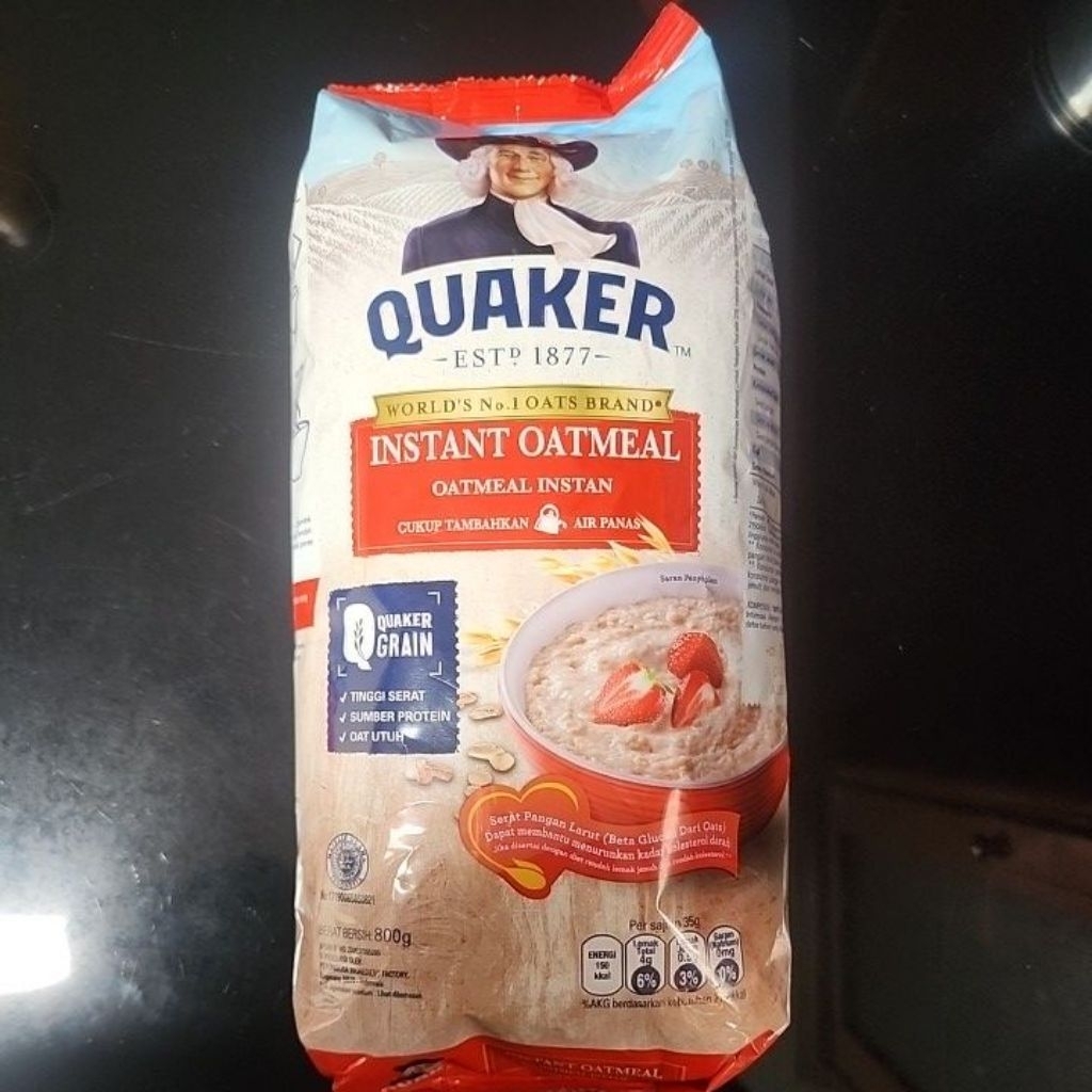 Jual Quaker instant oatmeal 800g | Shopee Indonesia