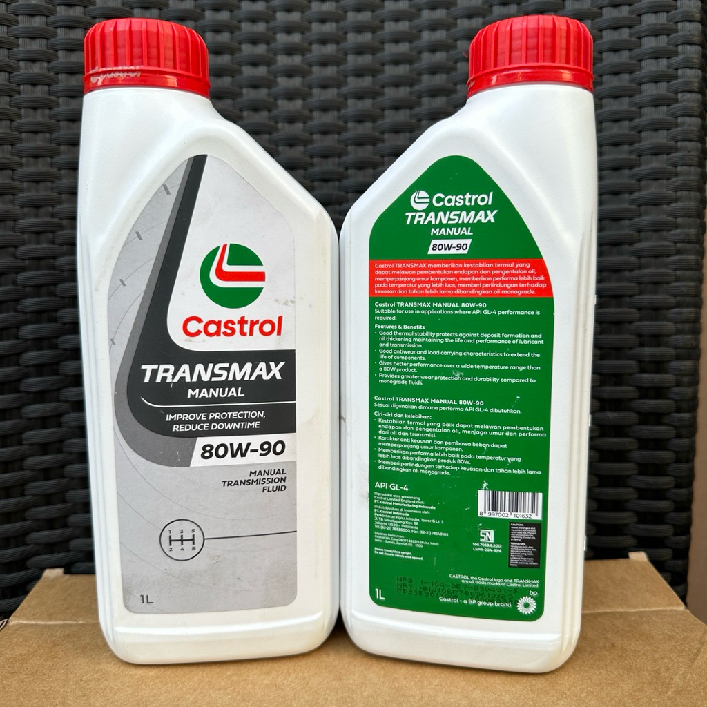 Jual Oli Castrol Transmax Manual 80W90 GL4 1 Liter MTF (Oli Transmisi ...