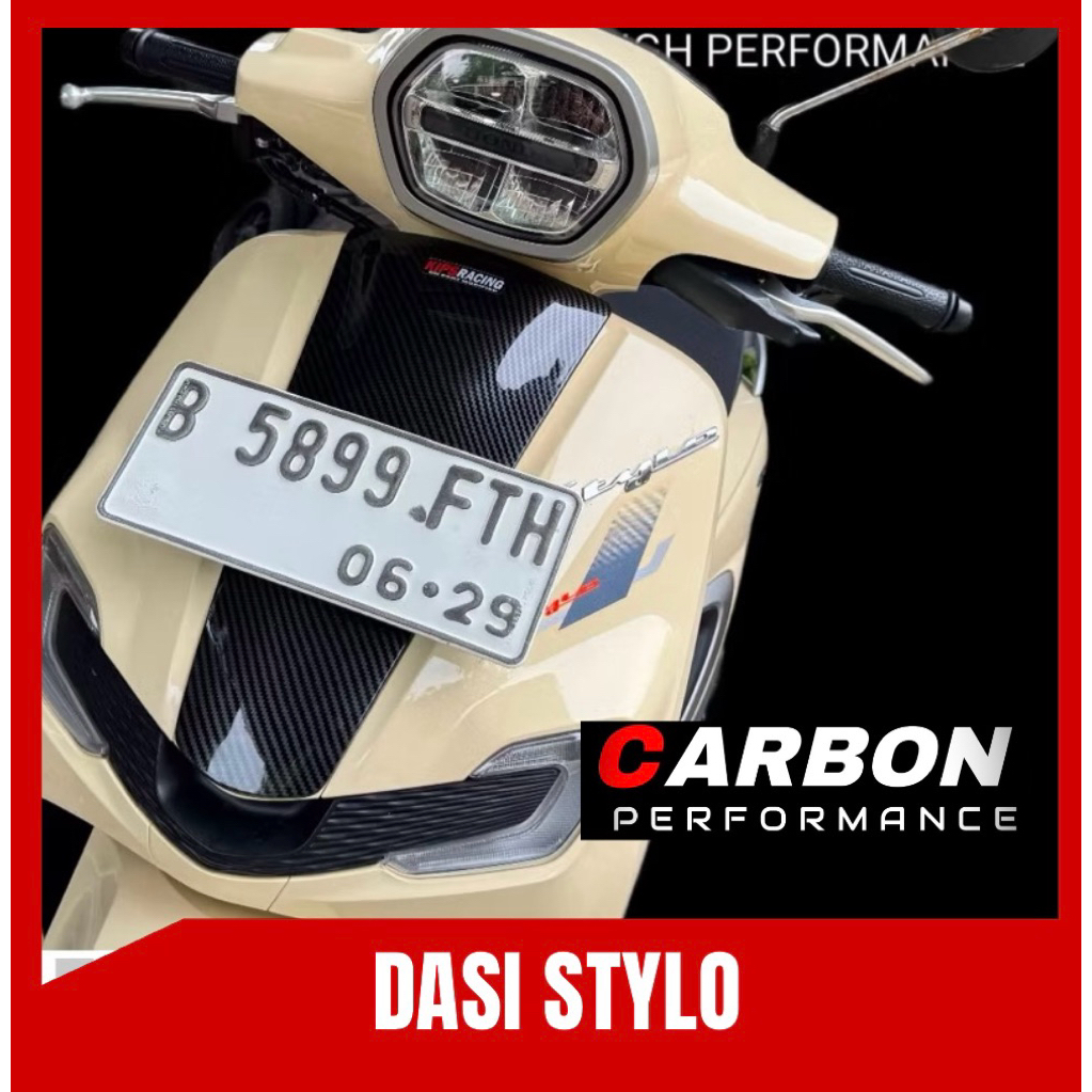 Jual COVER DASI HONDA STYLO 160 CARBON ️dasi stylo 160 carbon karbon ...