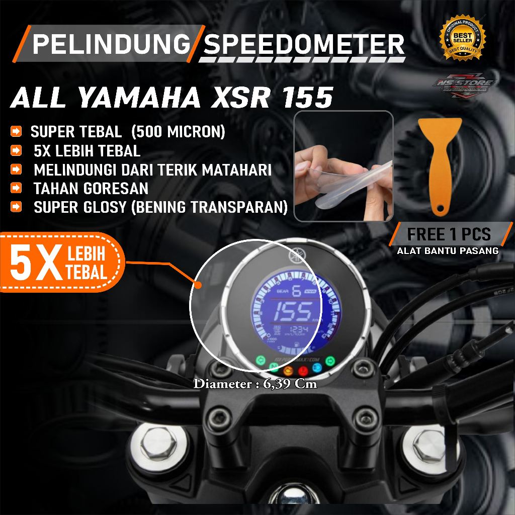 Jual (SUPER TEBAL) ANTIGORES SPEEDOMETER ALL YAMAHA XSR 155 STIKER ...