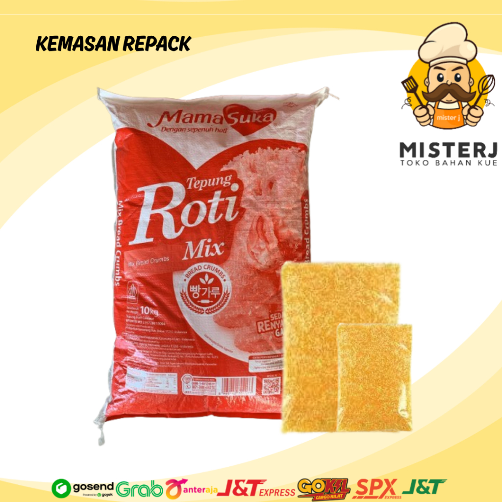 Jual Mamasuka | Tepung Roti Mix Kemasan Repack | 500 Gr | 1 Kg | Tepung ...
