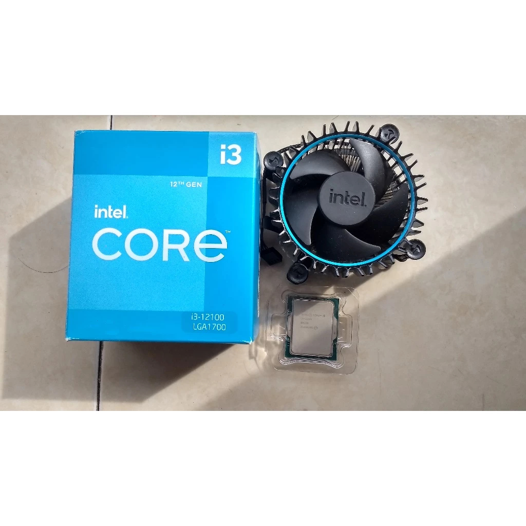 Jual 12th Generation Intel Core i3 12100 - LGA 1700 | Shopee Indonesia