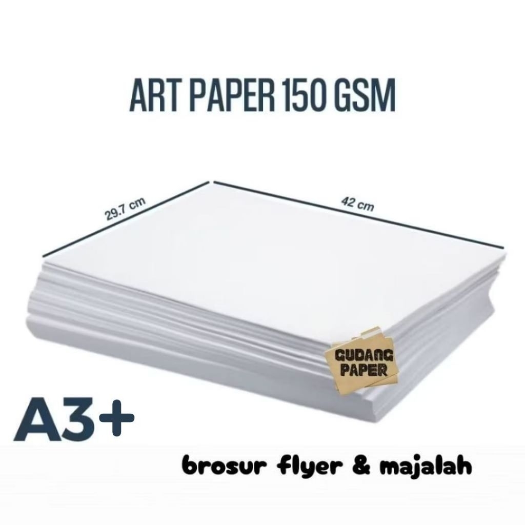 Jual Kertas Art Paper A3 Plus 150 gsm isi 100 lembar / Kertas Art Paper ...