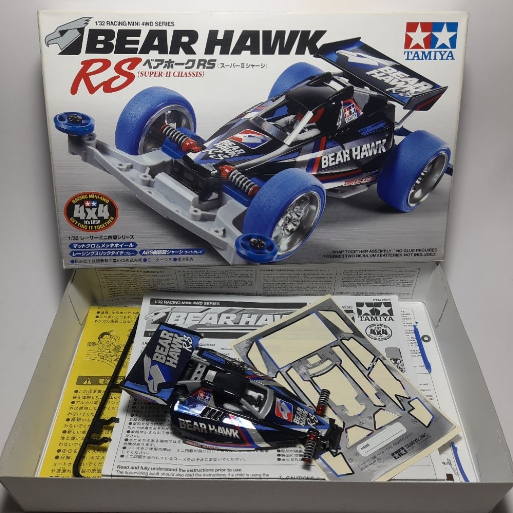 Jual TAMIYA MINI 4WD BODY BEAR HAWK RS ORIGINAL TAMIYA | Shopee Indonesia