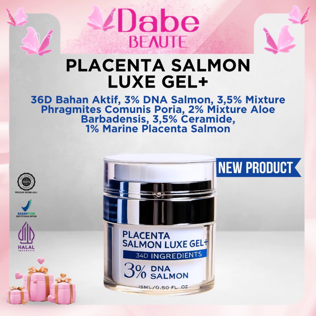Jual DABE BEAUTE [NEW READY} DNA SALMON PLACENTA LUXE GEL+ dabebeaute ...