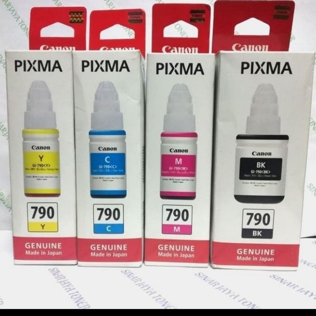 Jual Tinta Canon PIXMA GL-790 Original - 1 Set G1010/G2010/G3010/G4010 ...