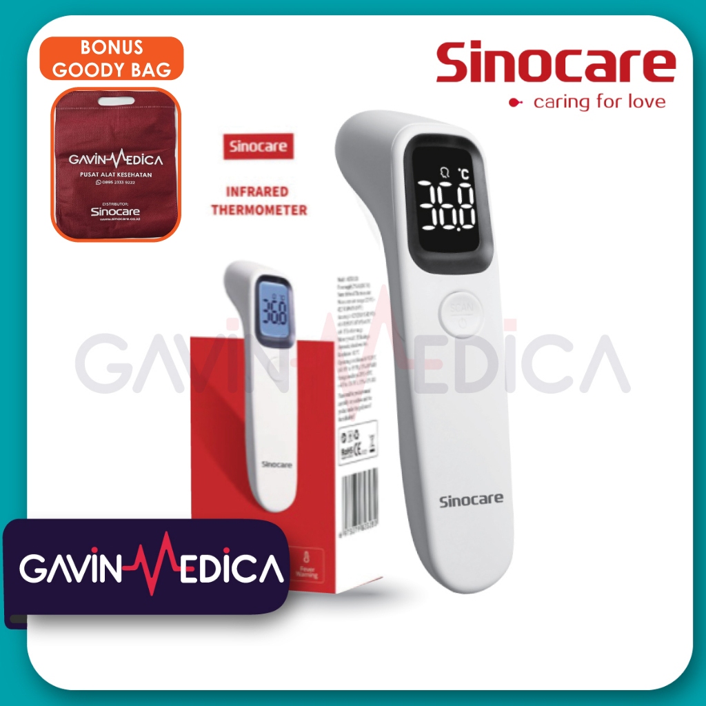 Jual SINOCARE Infrared Thermometer - Termometer Infra Merah AET-R1D1 ...