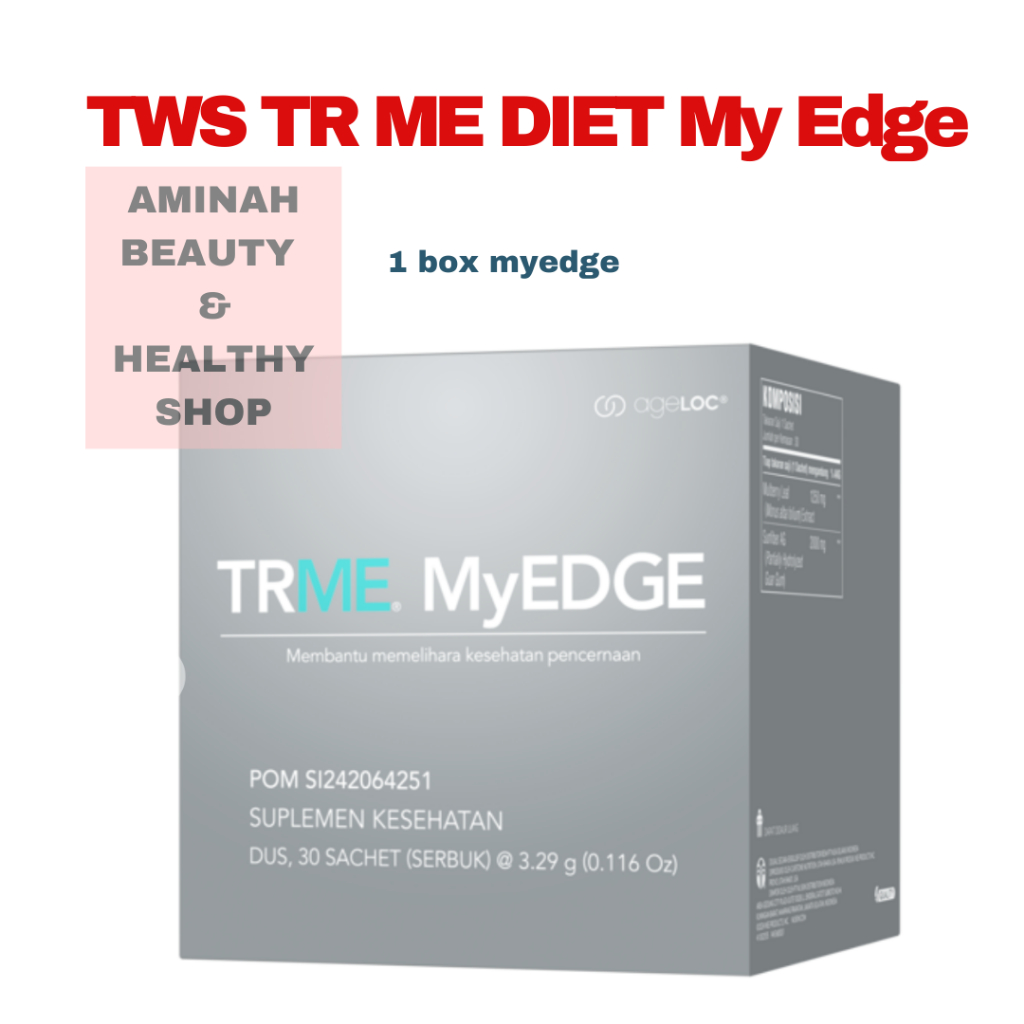 Jual TRME TWS V2 Diet Only 1 Box My Edge Menahan Lapar Nafsu Makan ASLI ...