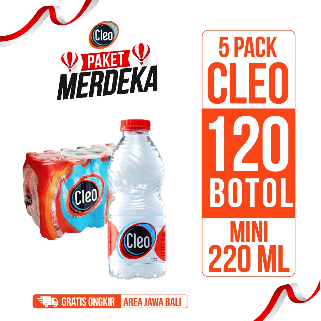 Jual Cleo Air Murni Mini 220 3D - Bundling Hemat 5 Packs | Shopee Indonesia