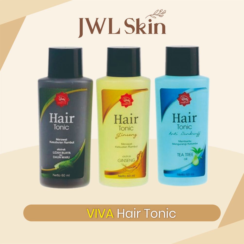 Jual Viva Hair Tonic Anti Dandruff Ektrak Lidah Buaya Ginseng with Tea ...