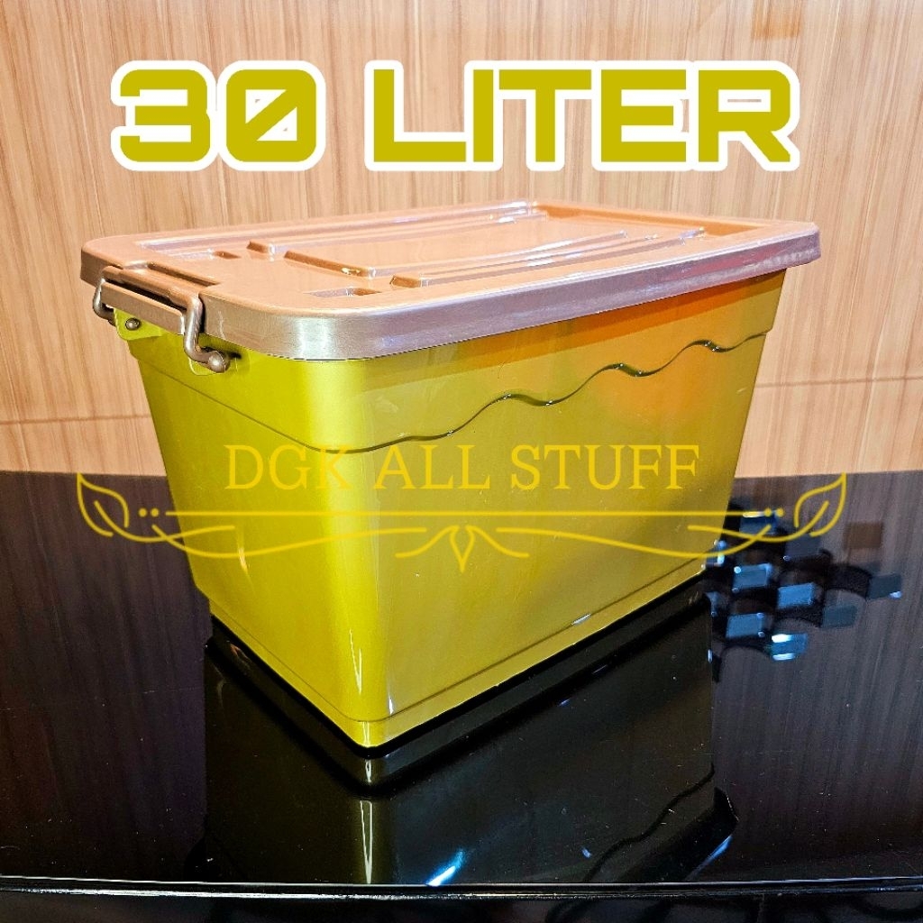 Jual Kontainer Container Box Kotak Tempat Penyimpanan Serbaguna 30 Liter 30L 30 L Plastik Kecil ...