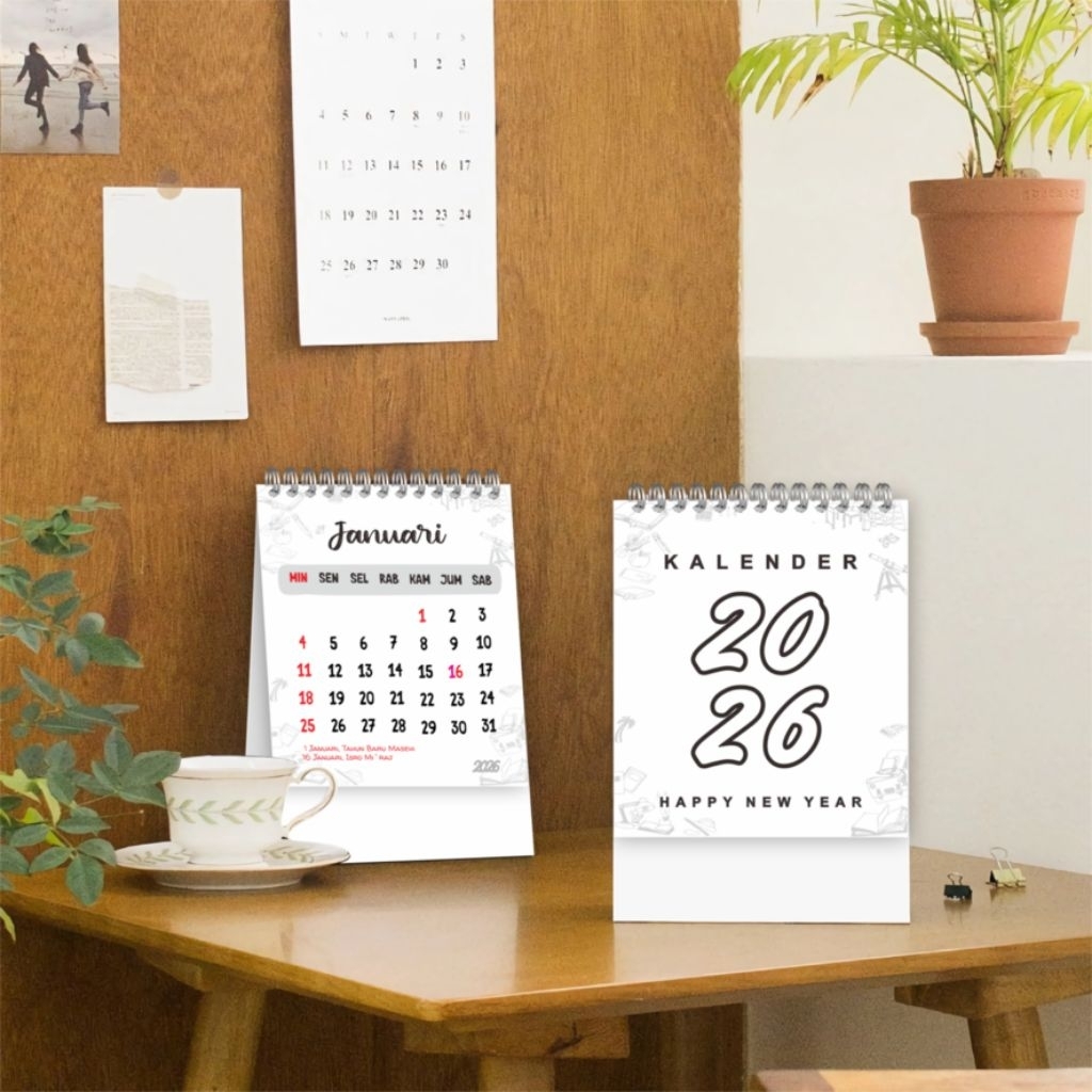 Jual Kalender 2026 / Kalender Meja / Kalender Duduk / Kalender 2026 ...
