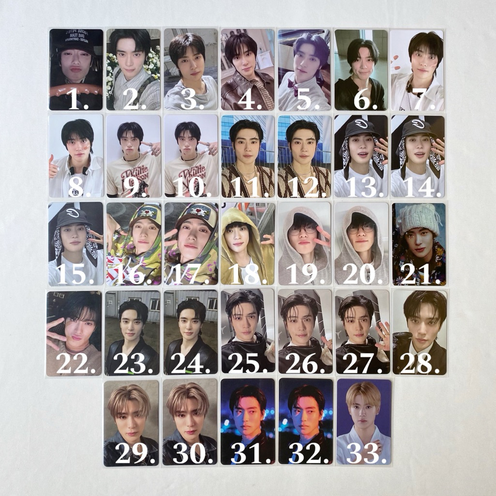 Jual Ready PC Photocard Official Jaehyun NCT 127 J Money Clip Manyun ...