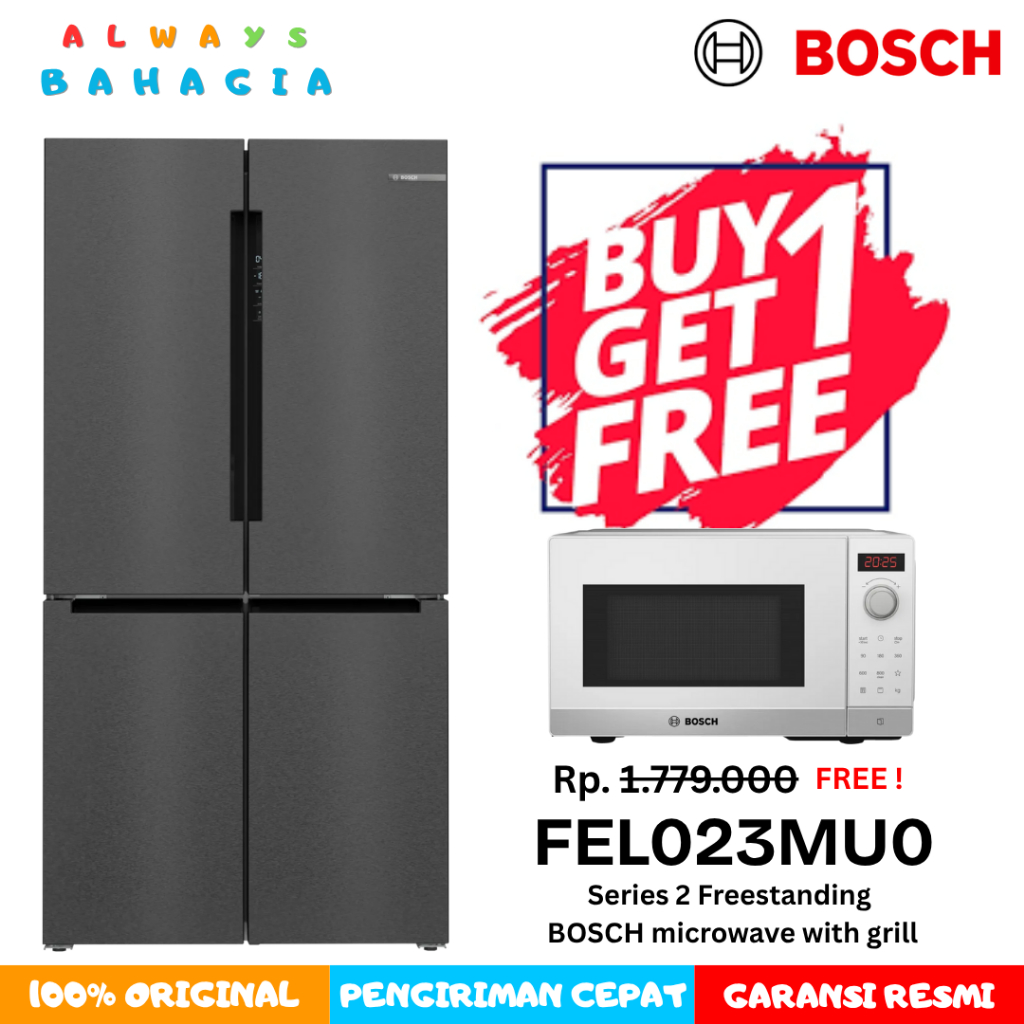 Jual Bosch KFN96AXEA Kulkas French Door Freezer Bawah Multi Pintu Seri ...
