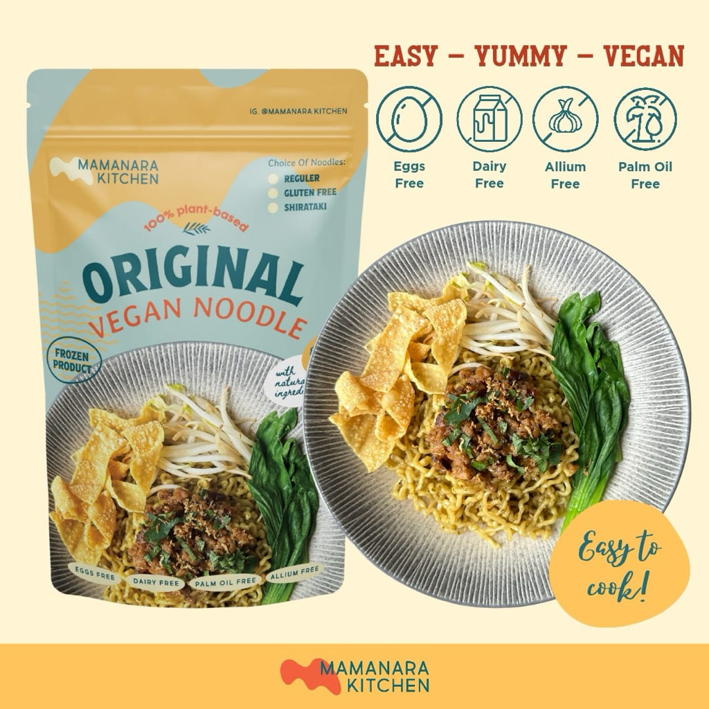 Jual ORIGINAL VEGAN NOODLE - Ready to Cook | Shopee Indonesia