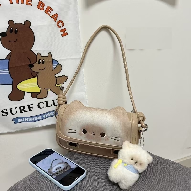 Jual BJ64471 - AS PICT - TAS SLEMPANG HANDBAG GANTUNGAN KUCING CAT LUCU ...