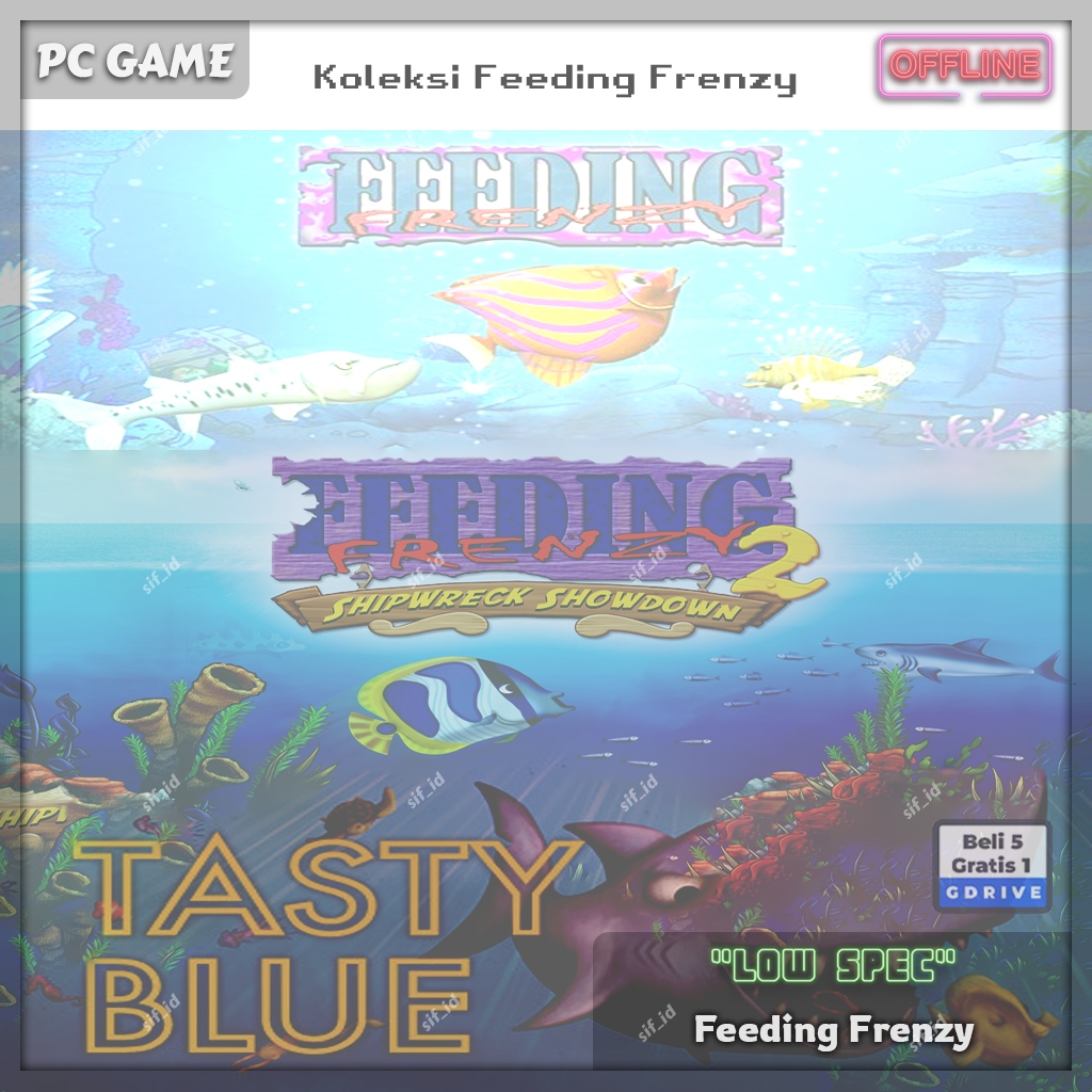 Jual Feeding Frenzy - Feeding Frenzy 2 Shipwreck Showdown - Tasty Blue ...