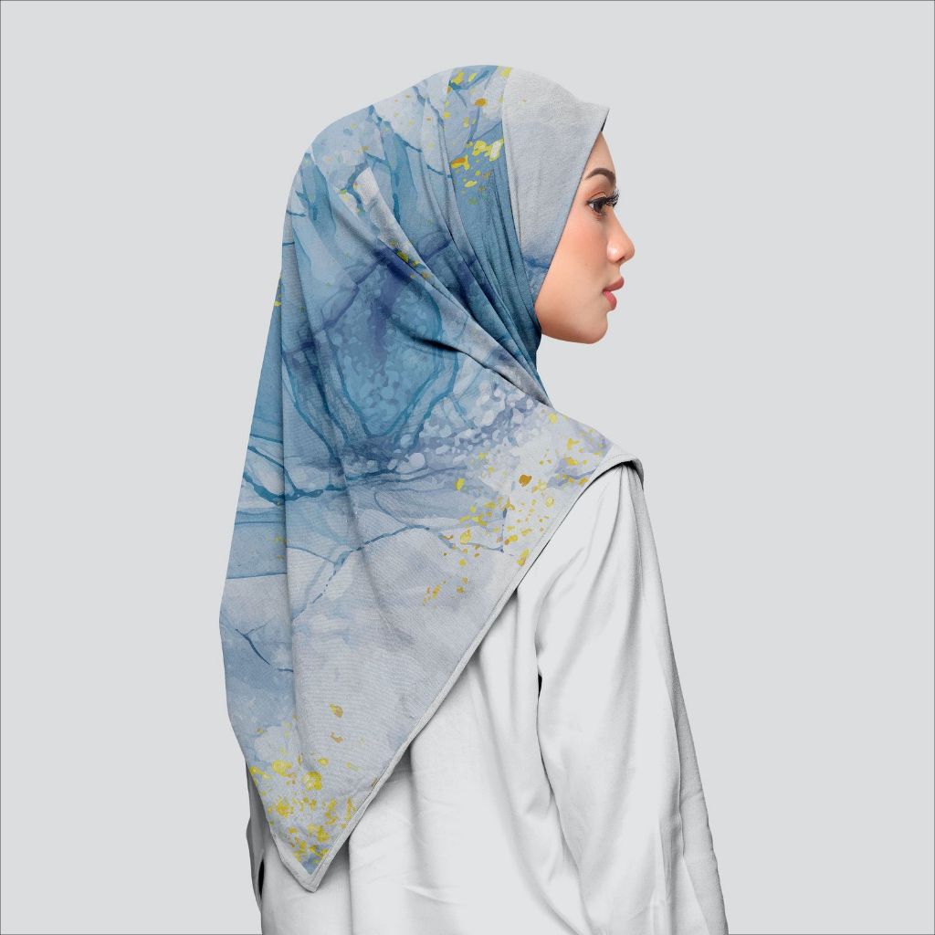 Jual SINE MARBLE 02 SCARF HIJAB SEGIEMPAT VOAL PREMIUM MOTIF ELEGAN ...
