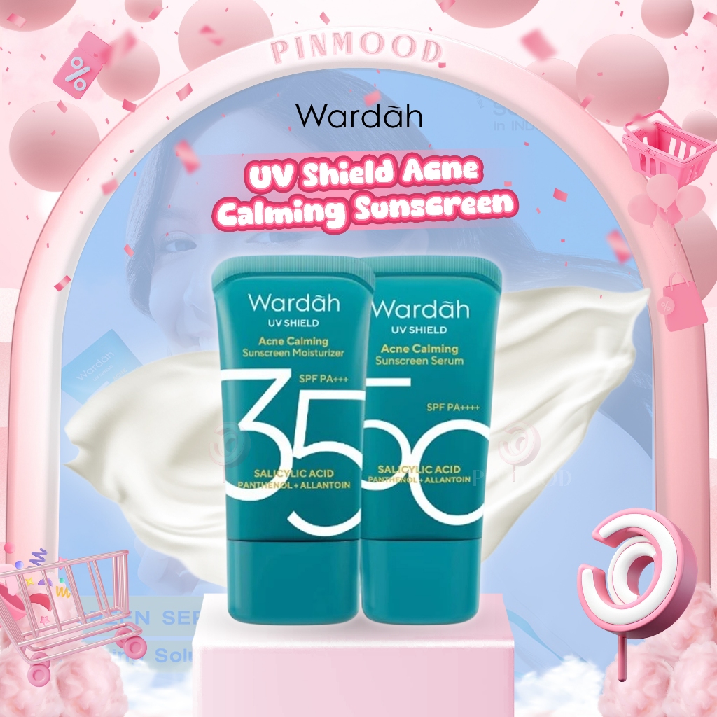 Jual WARDAH - UV SHIELD ACNE CALMING SUNSCREEN MOISTURIZER ( 25 | 35 ...