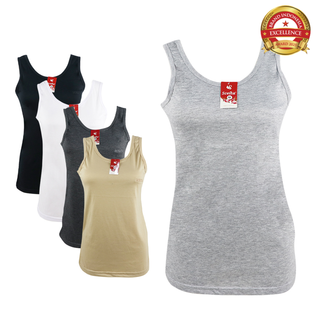 Jual Scelta - Kamisol Tanktop Wanita Atasan Tank Top Camisole Polos ...