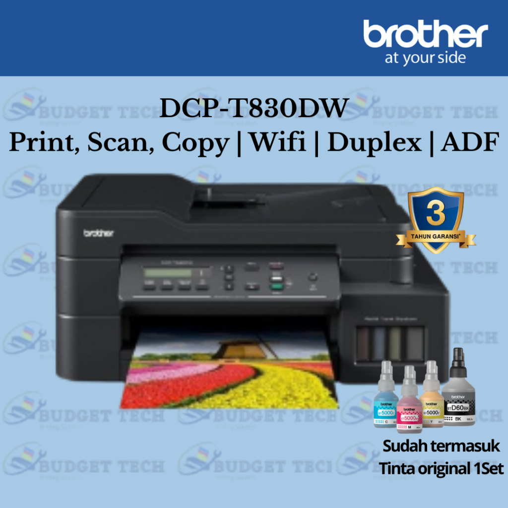 Jual BROTHER DCP-T830DW Printer Ink Tank Multifunction T830DW WiFi ...