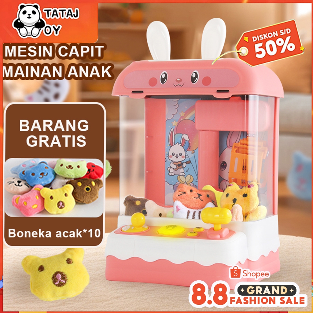 Jual Tatajoy Mesin Capit Mainan Anak Mainan Claw Game Mini Mainan Anak ...