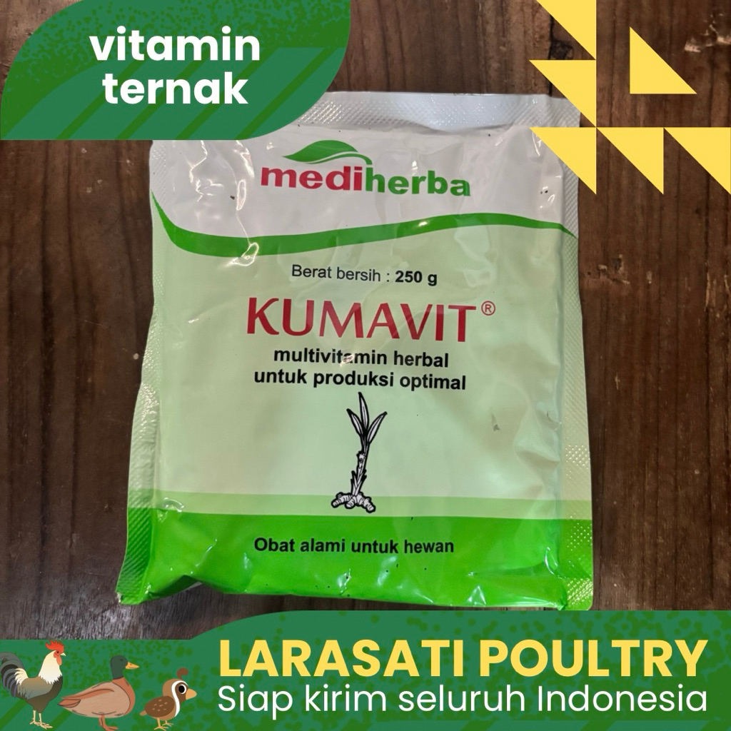 Jual Kumavit 250 gram | Vitamin ayam | Vitamin puyuh | Vitamin hewan ...
