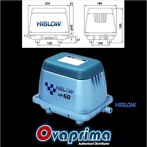 Jual Techno Takatsuki HP-60 Hiblow High Performance Air Pump Blower ...