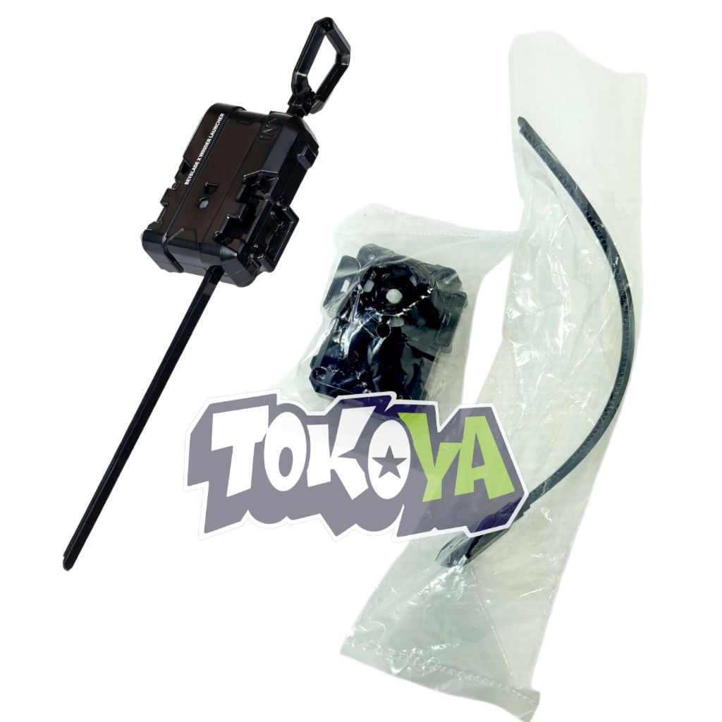 Jual Winder Launcher Black on Black Beyblade X Takara Tomy Original ...