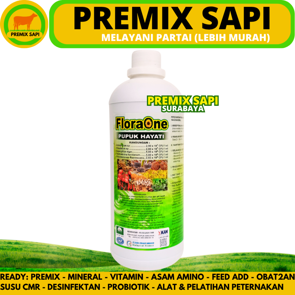 Jual FLORA ONE 1 LITER - Pupuk Fungisida Hayati Floraone Cair - Pupuk Hayati Tricoderma ...
