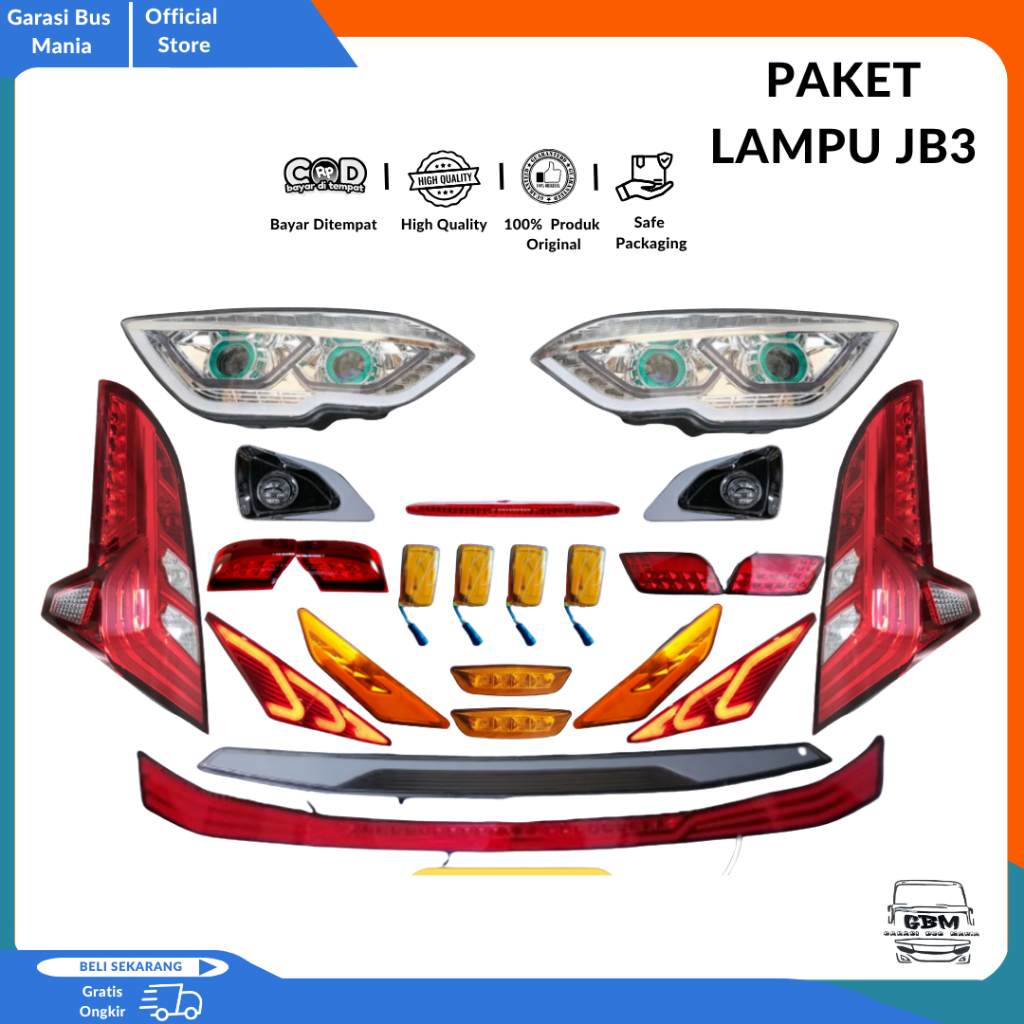 Jual PAKET LAMPU BUS JETBUS 3 | Shopee Indonesia