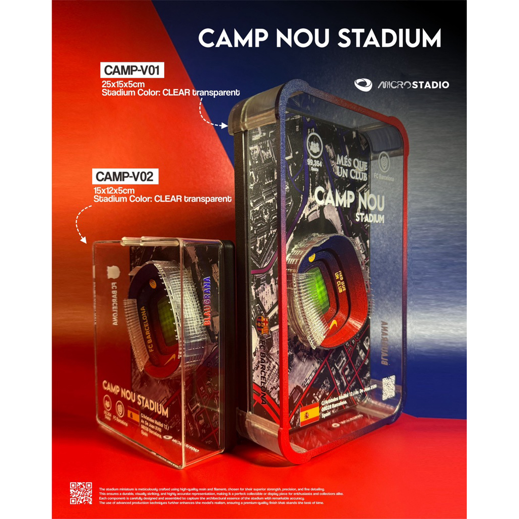 Jual Camp Nou Miniature Stadium - Miniatur Stadion by MicroStadio ...