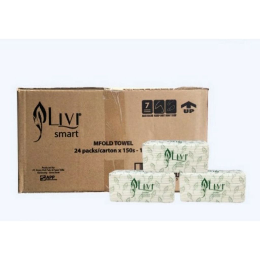 Jual TISSUE LIVI EVERYDAY TOWEL MULTIFOLD WRAP ( DUS ) 1 DUS ISI 24 ...