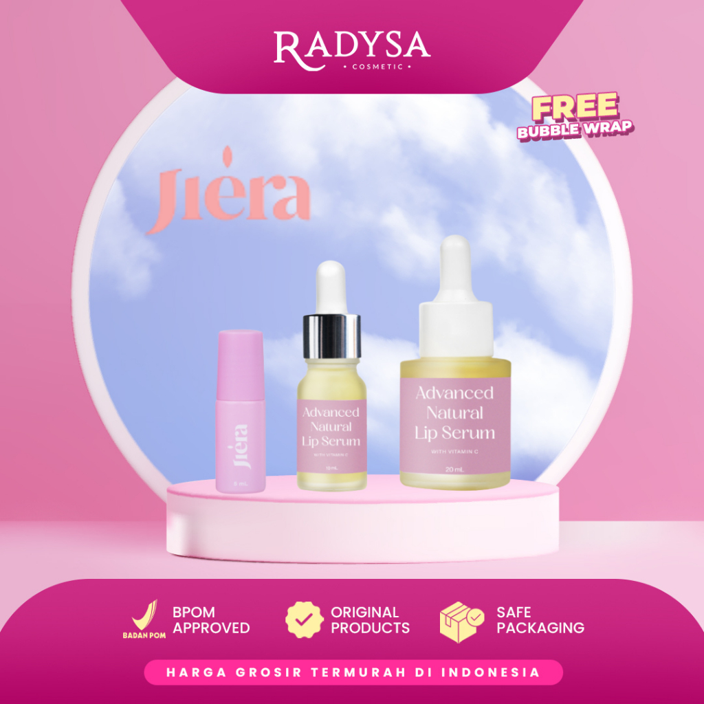 Jual 𝐑𝐀𝐃𝐘𝐒𝐀 - JIERA Advanced Natural Lip Serum & Lip Serum Roll On with ...