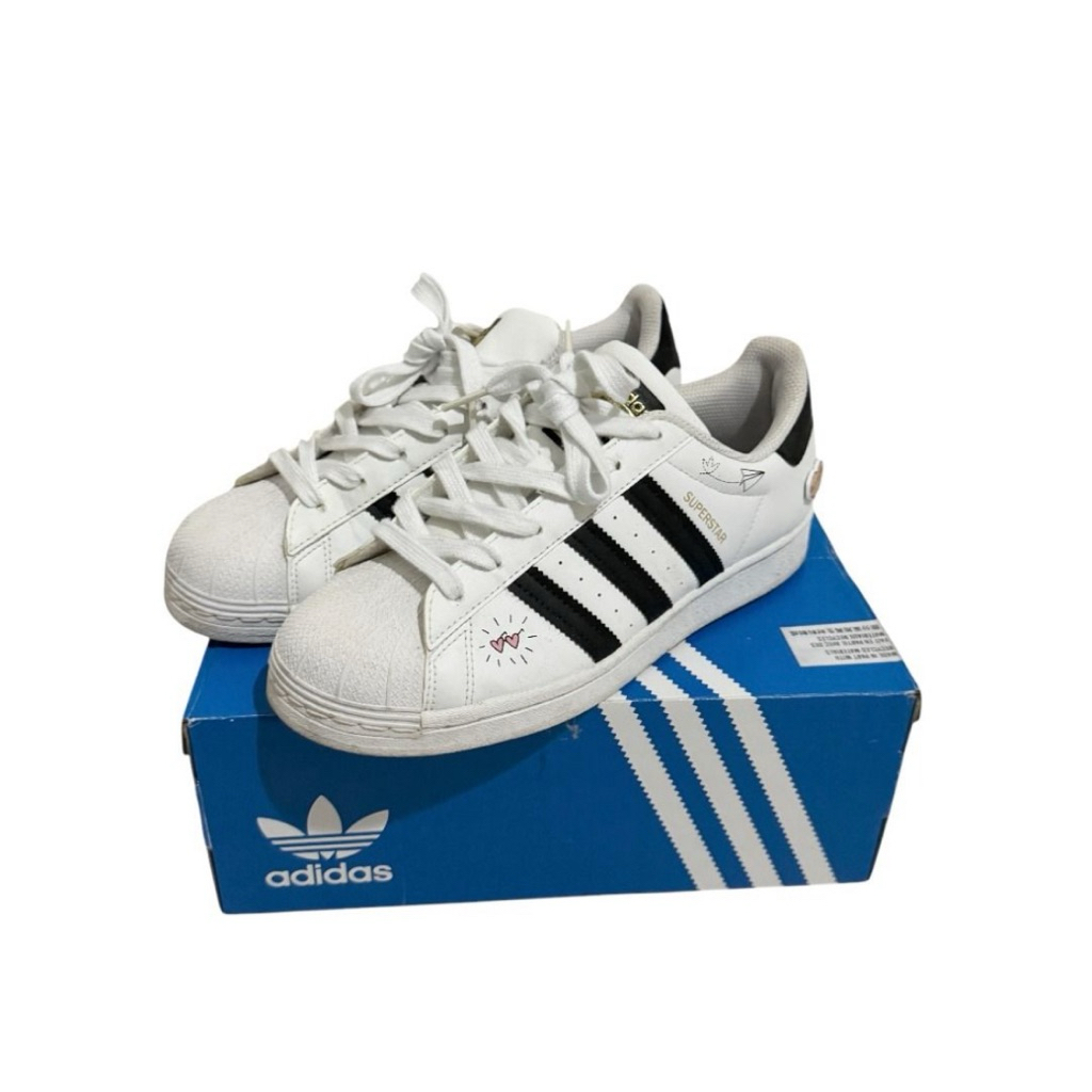 Jual ADIDAS ORIGINALS Superstar Girls Sepatu Trainers Footwear White ...