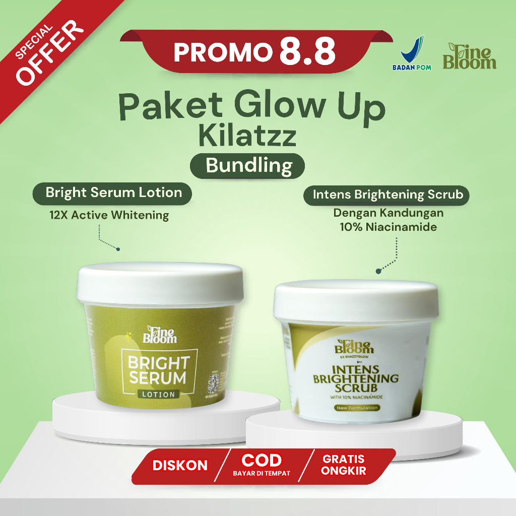 Jual Finebloom Paket Bundling Scrub and Lotion | Shopee Indonesia