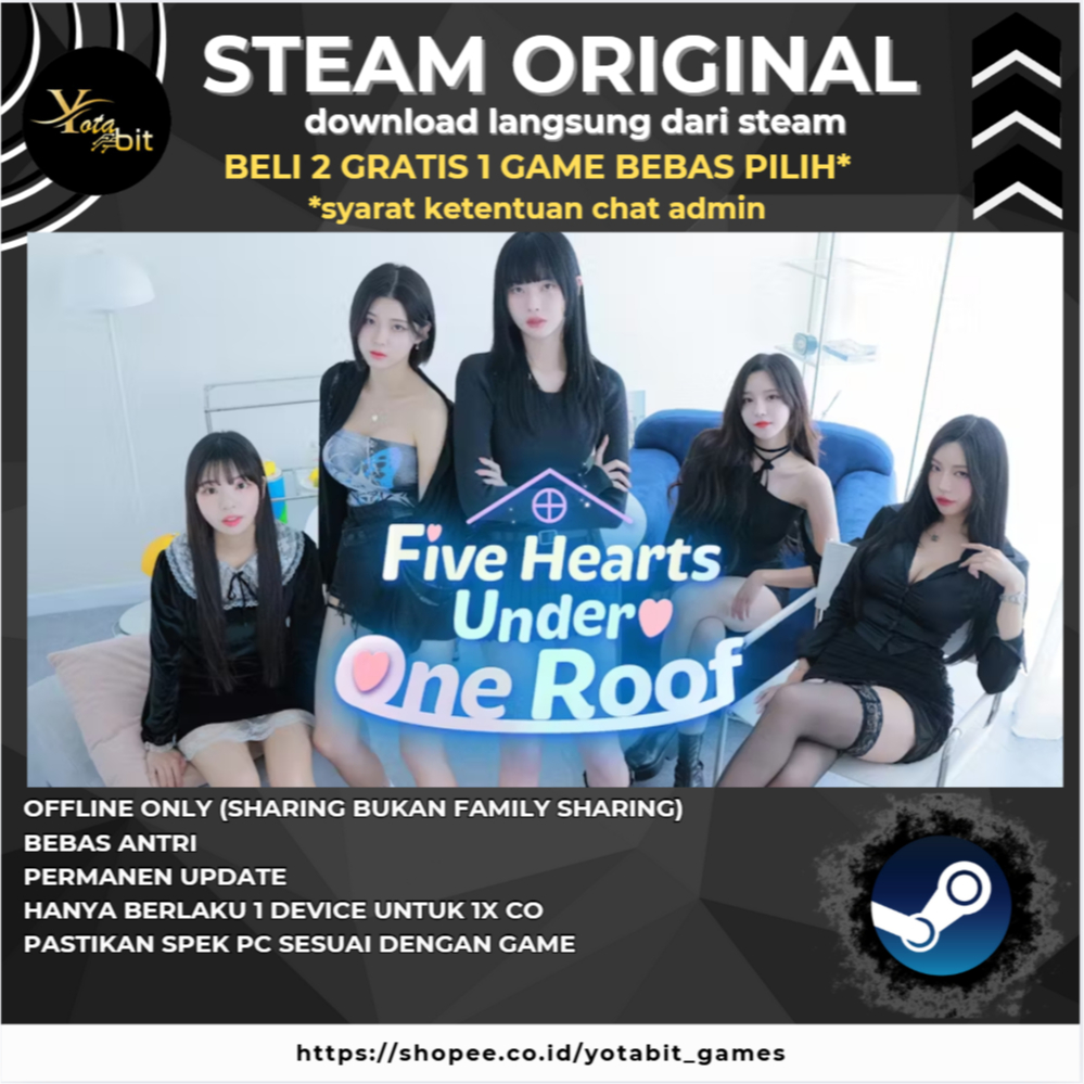 Jual Five Hearts Under One Roof PC + Mac Sharing Original Offline | Shopee Indonesia