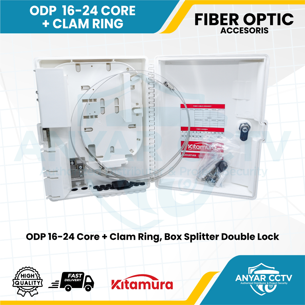 Jual Kitamura ODP 24 Core | Box ODP Combo 16/24 Core Double Lock ...