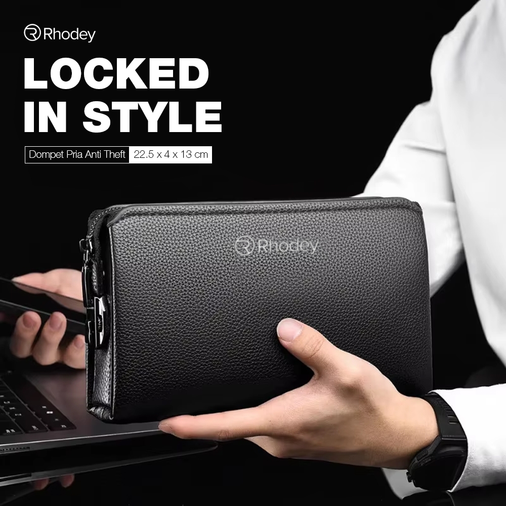 Jual Dompet Pria Anti Theft Password Model Panjang | Shopee Indonesia