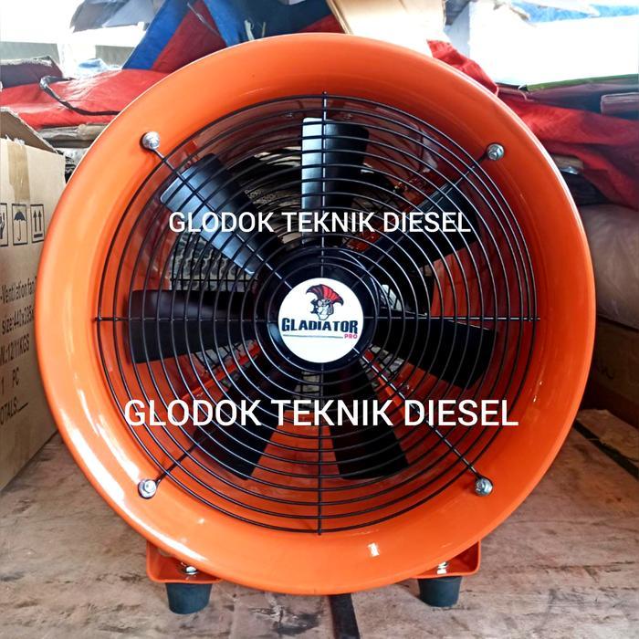 Jual PORTABLE VENTILATOR KIPAS VENTILATOR EXHAUST 12 INCH TANAH AIR ...
