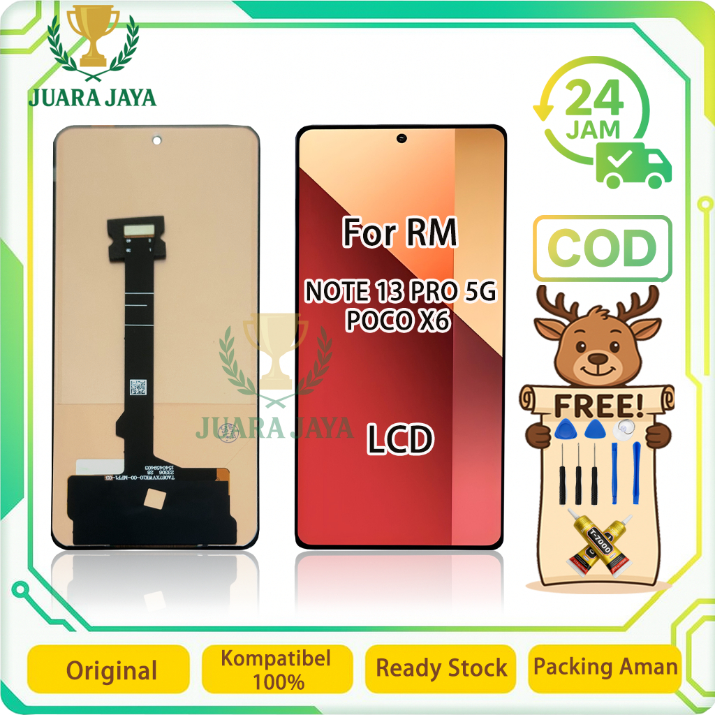 Jual LCD FOR REDMI NOTE 13 PRO 5G / P0C0 X6 NEO 5G UNIVERSAL FULLSET ...