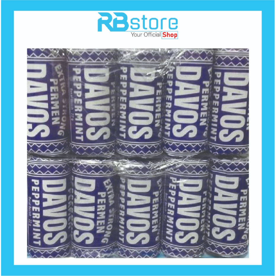 Jual Permen Davos ROLL Rasa Mint ( isi 10 roll) | Shopee Indonesia