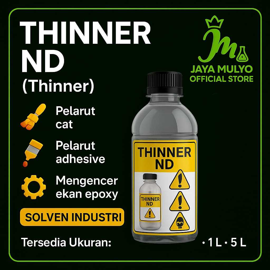 Jual Thinner ND 100 ml / Thinner Serba guna / Tinner ND / Tiner ND ...