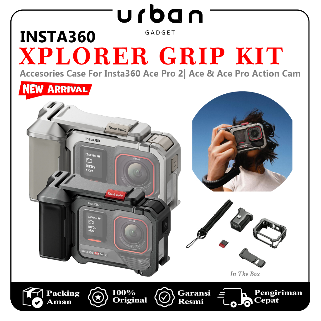Jual Insta360 Xplorer Grip Kit for Insta360 Ace Pro | Ace Pro 2 Action ...